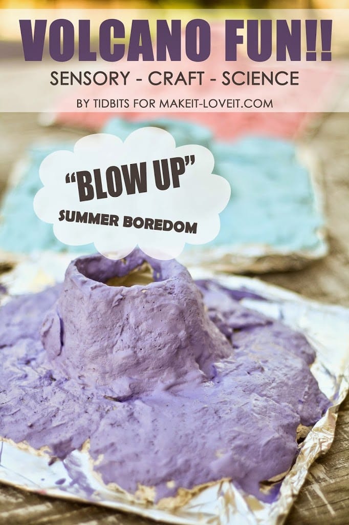 Volcano Fun For Kids Sensory Craft And Science Activity Tidbits