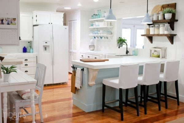 The Finished Cottage Fresh Kitchen - Tidbits