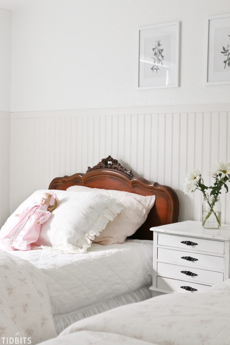 French Cottage Girls Bedroom Makeover - Tidbits