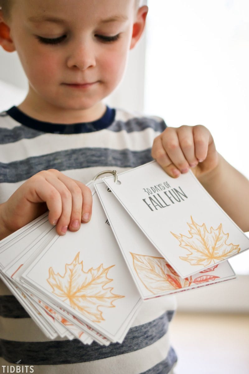 30 Days of Fall Fun Free Printable - Tidbits