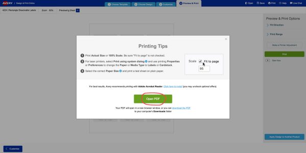 How to Print and Design with Avery Labels - Tidbits