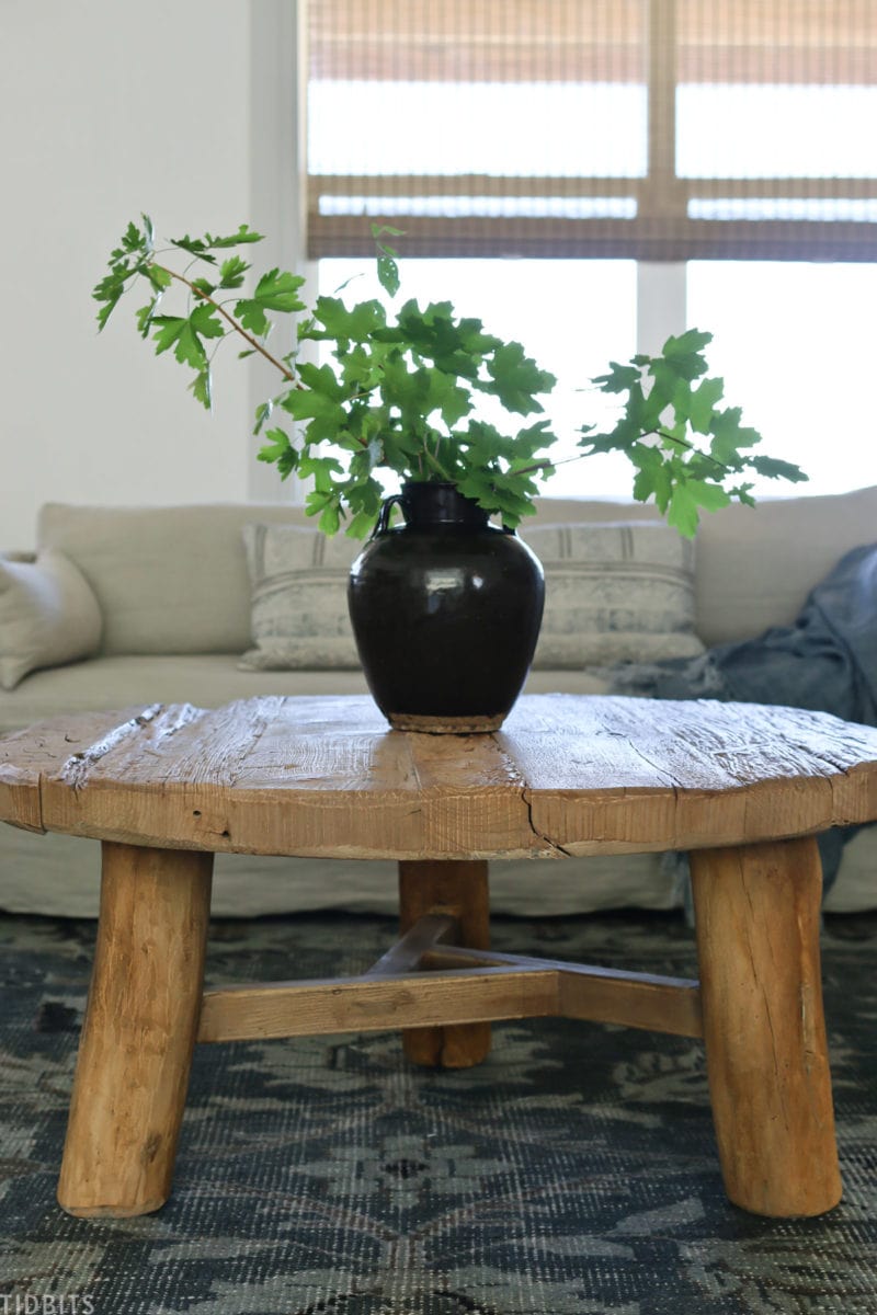 How to Style a Round Coffee Table | 3 Ideas! - Tidbits