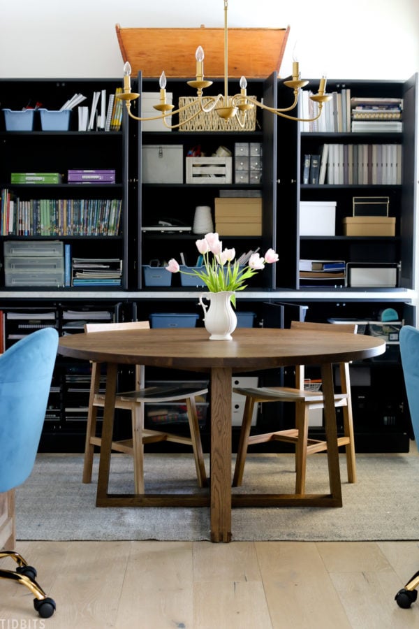 Homeschool Room Organization Ideas for Small Spaces | TIDBITS