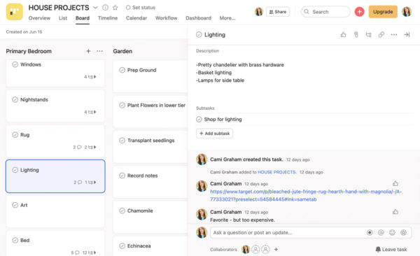 Project Management with Asana | To help you plan BIG projects! - Tidbits
