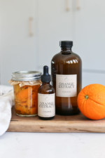 How to Make Orange Extract + Free Labels - Tidbits
