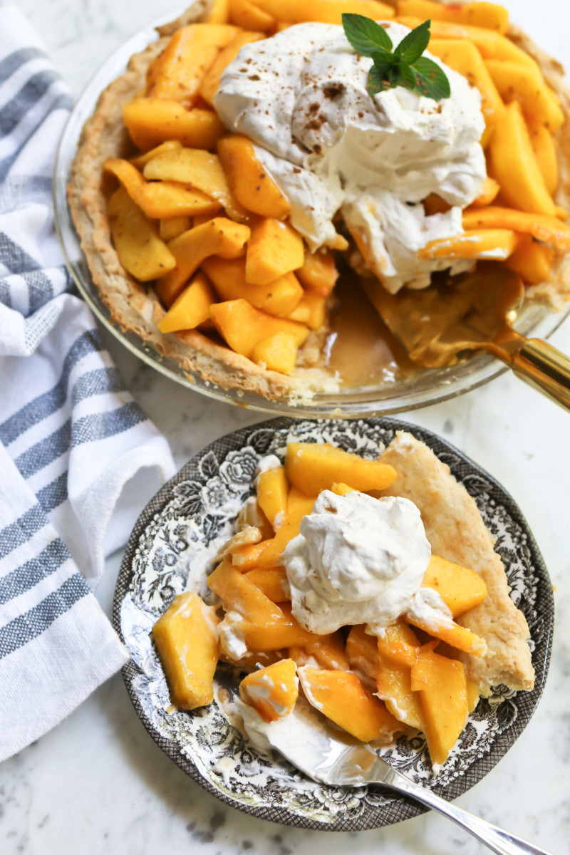 Healthy Fresh Peach Pie Recipe - Tidbits