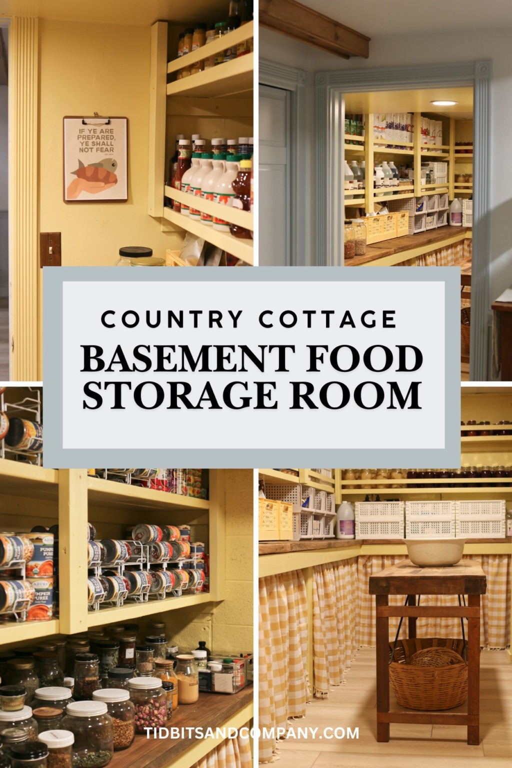 Basement Food Storage Room - Tidbits